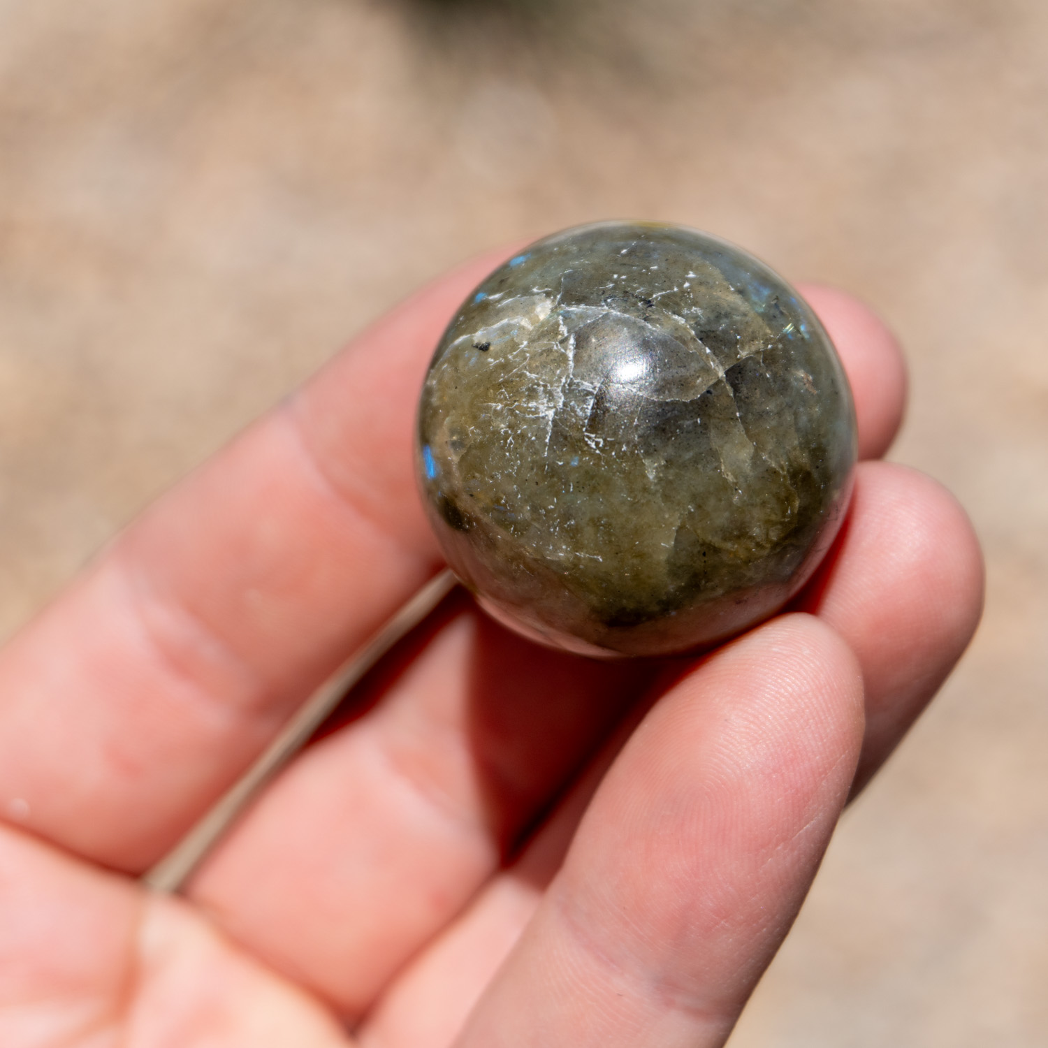 Small Labradorite Sphere #1 - The Crystal Council