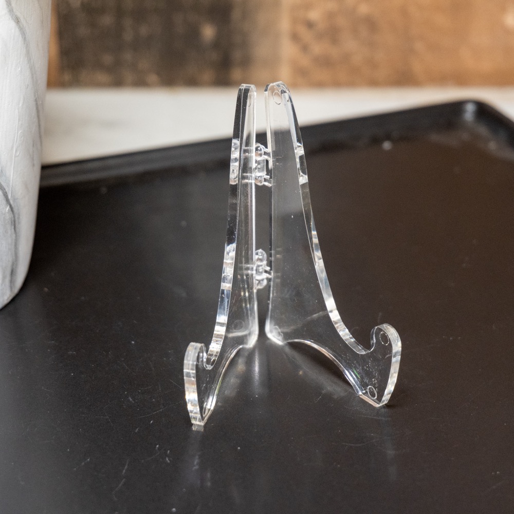 Foldable Acrylic Mineral Stand - The Crystal Council