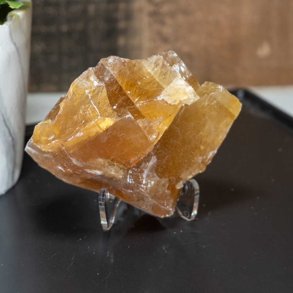 Foldable Acrylic Mineral Stand - The Crystal Council