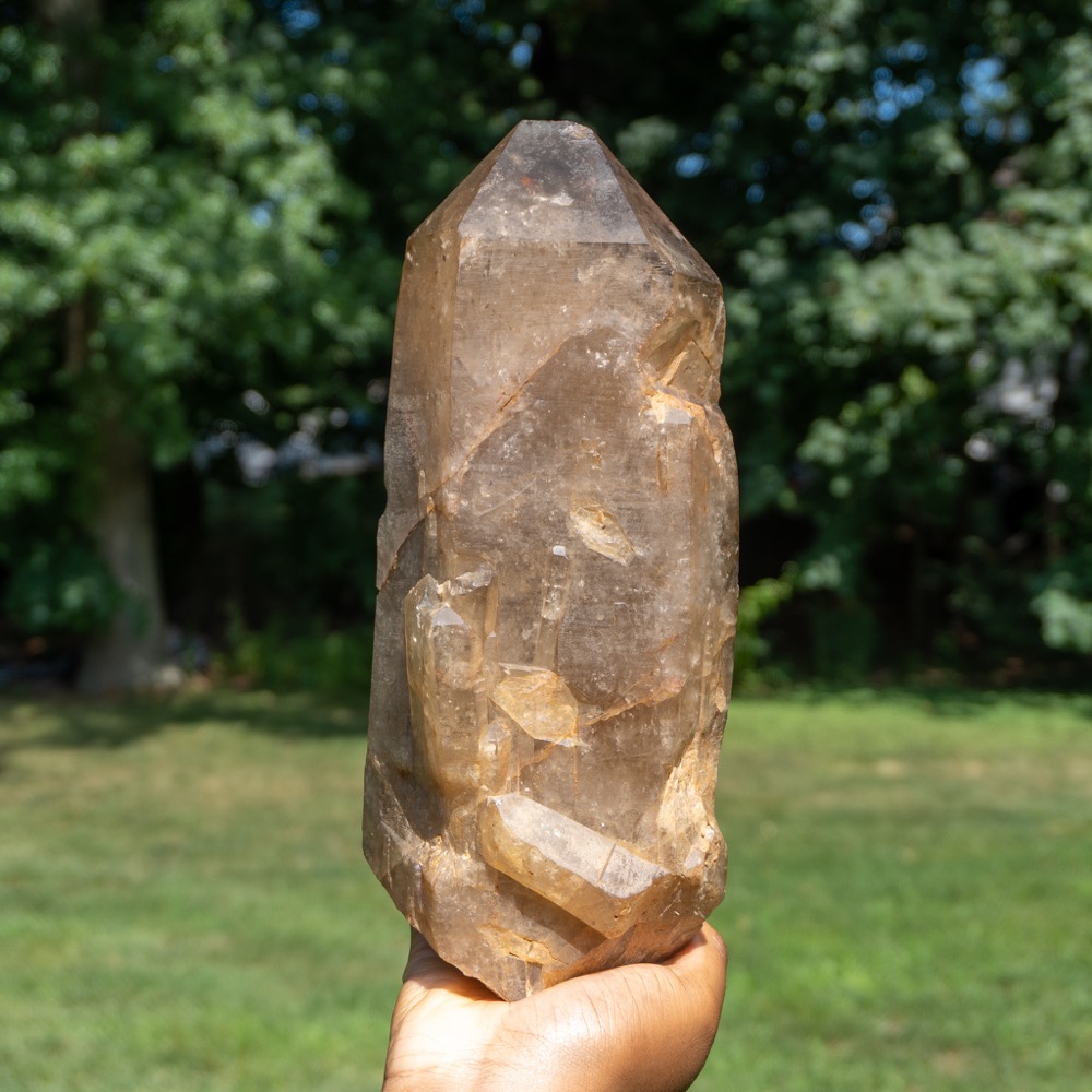 Large Natural Citrine Point #3 - The Crystal Council