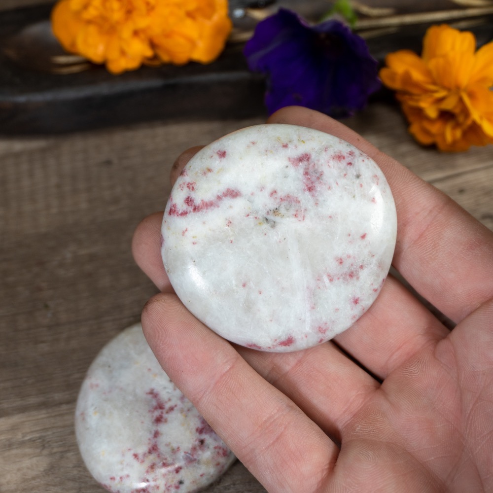 Cinnabrite Palm Stone - The Crystal Council