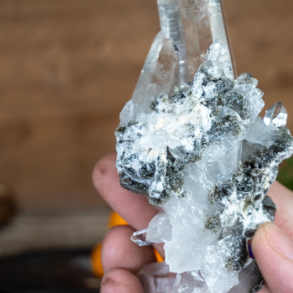 Himalayan Quartz With Chlorite Inclusions - The Crystal Council