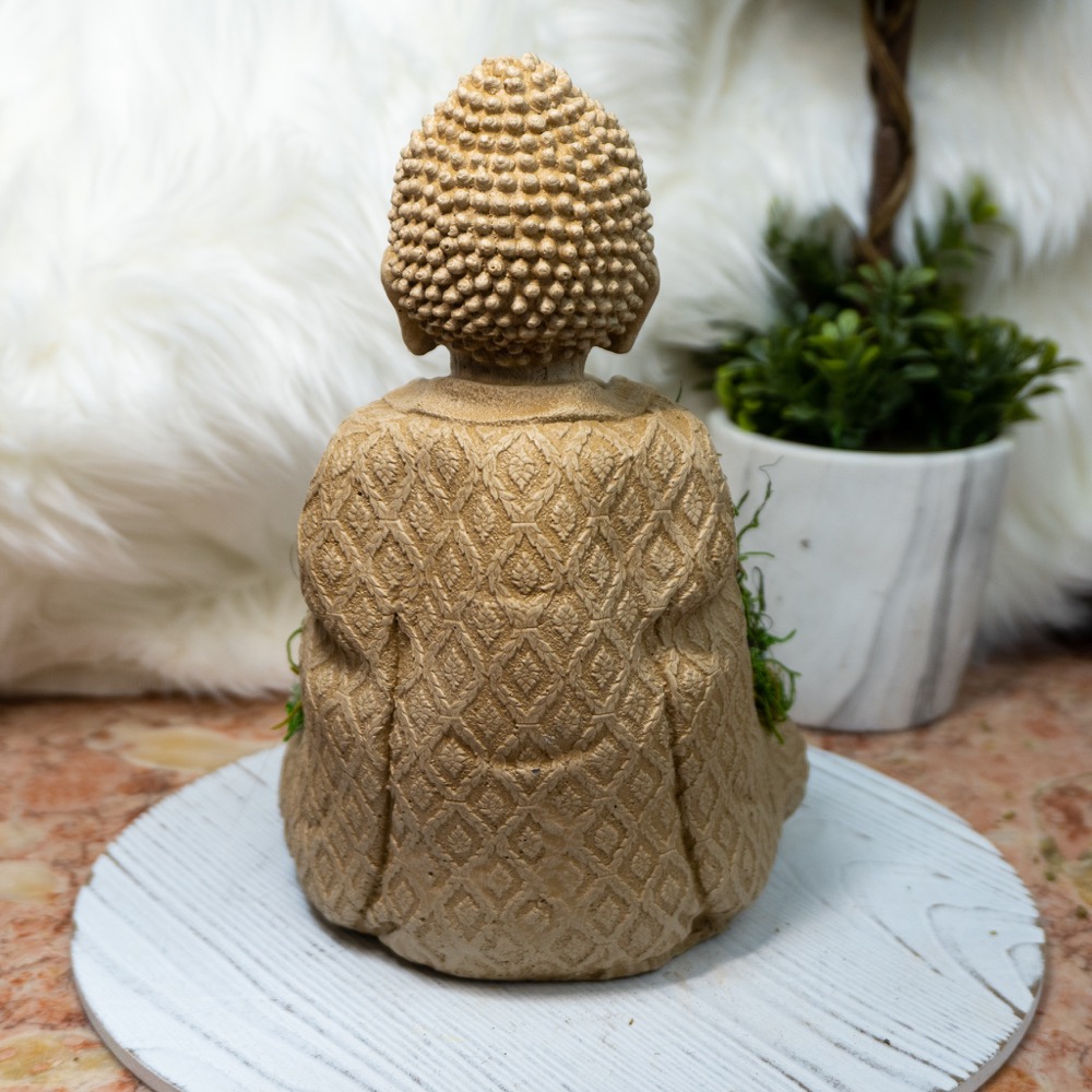 Crystal Buddha #5 with Fluorite and Quartz - The Crystal Council