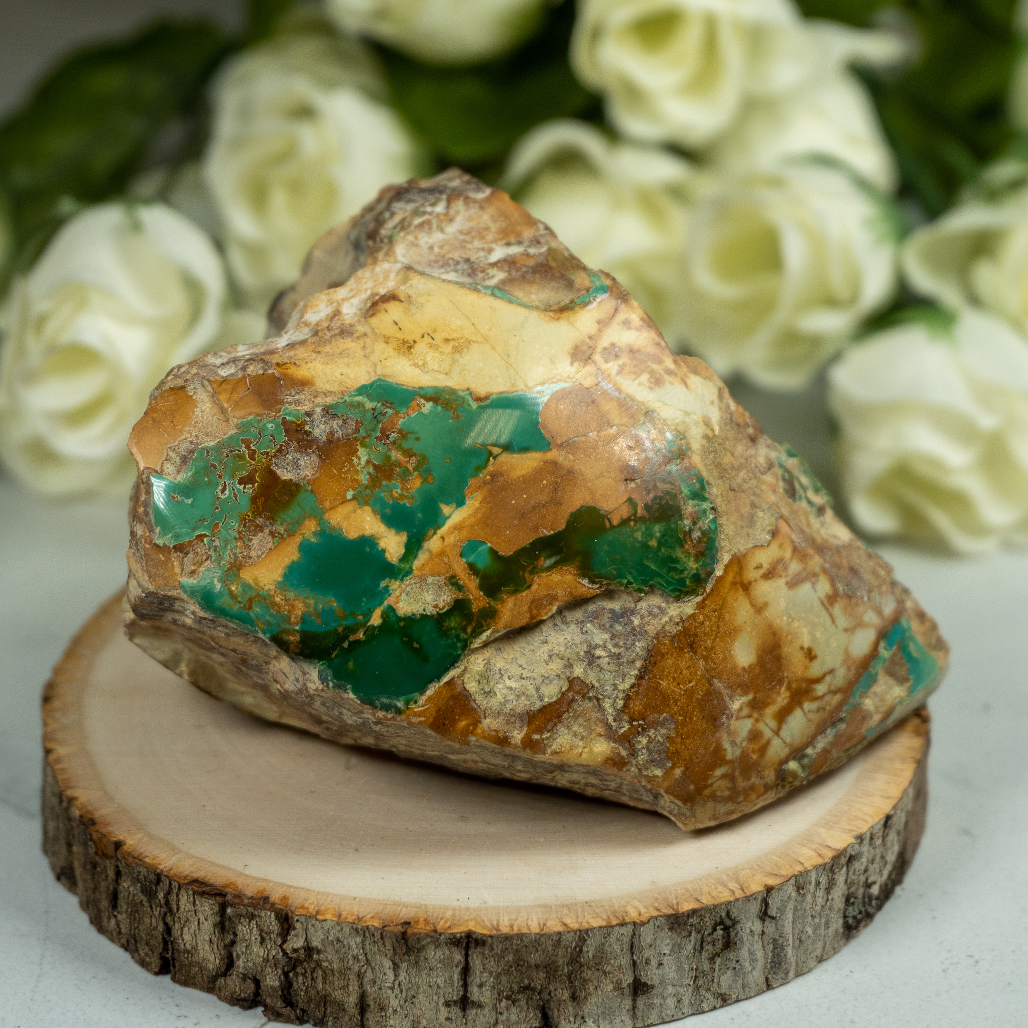 Polished Turquoise on Matrix #4 - The Crystal Council