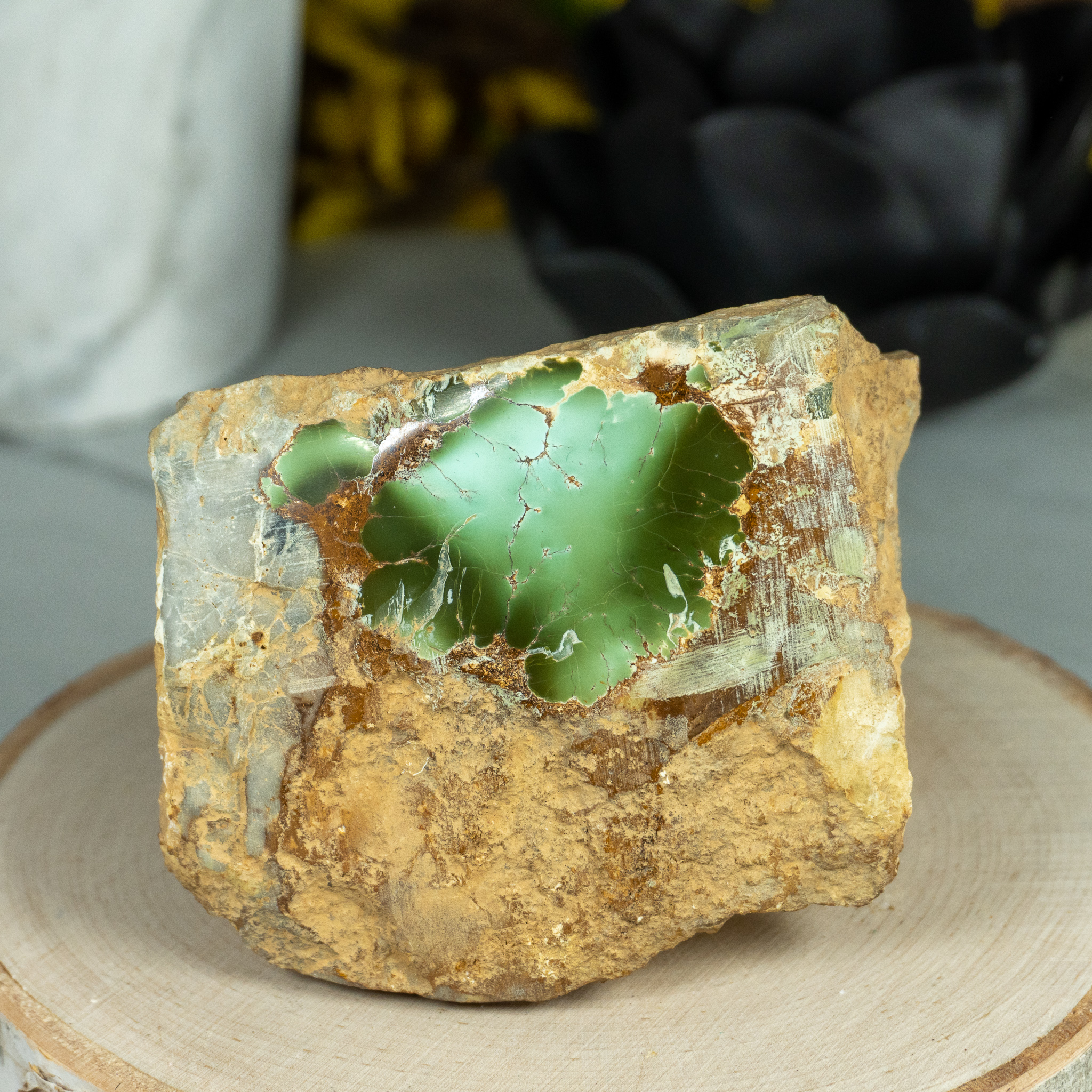 Polished Turquoise on Matrix #6 - The Crystal Council