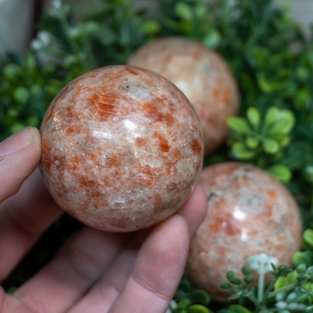 Small Sunstone Sphere - The Crystal Council