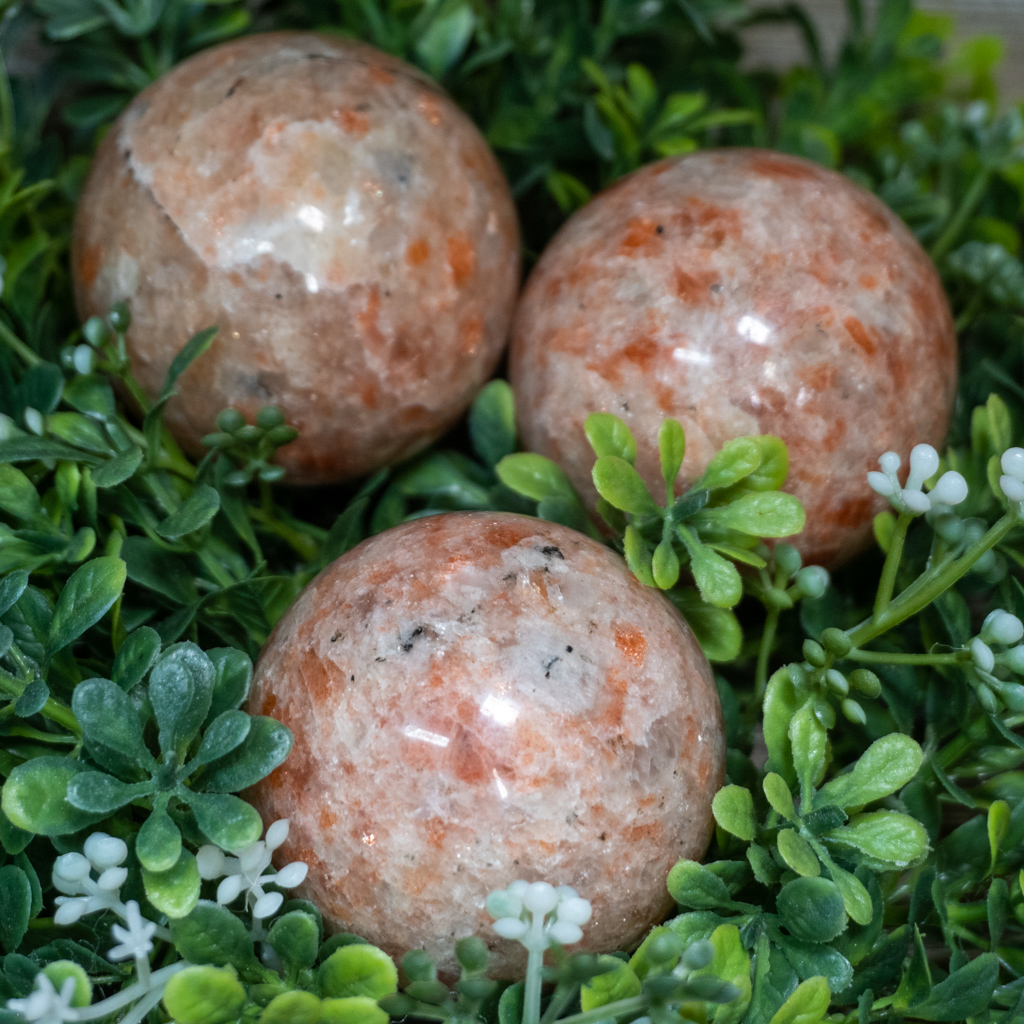 Small Sunstone Sphere - The Crystal Council