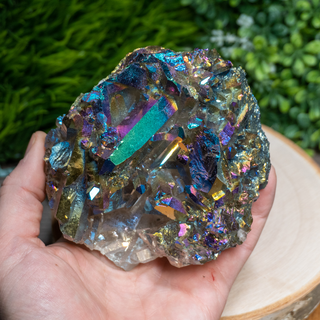 Titanium Quartz Cluster #1 - The Crystal Council
