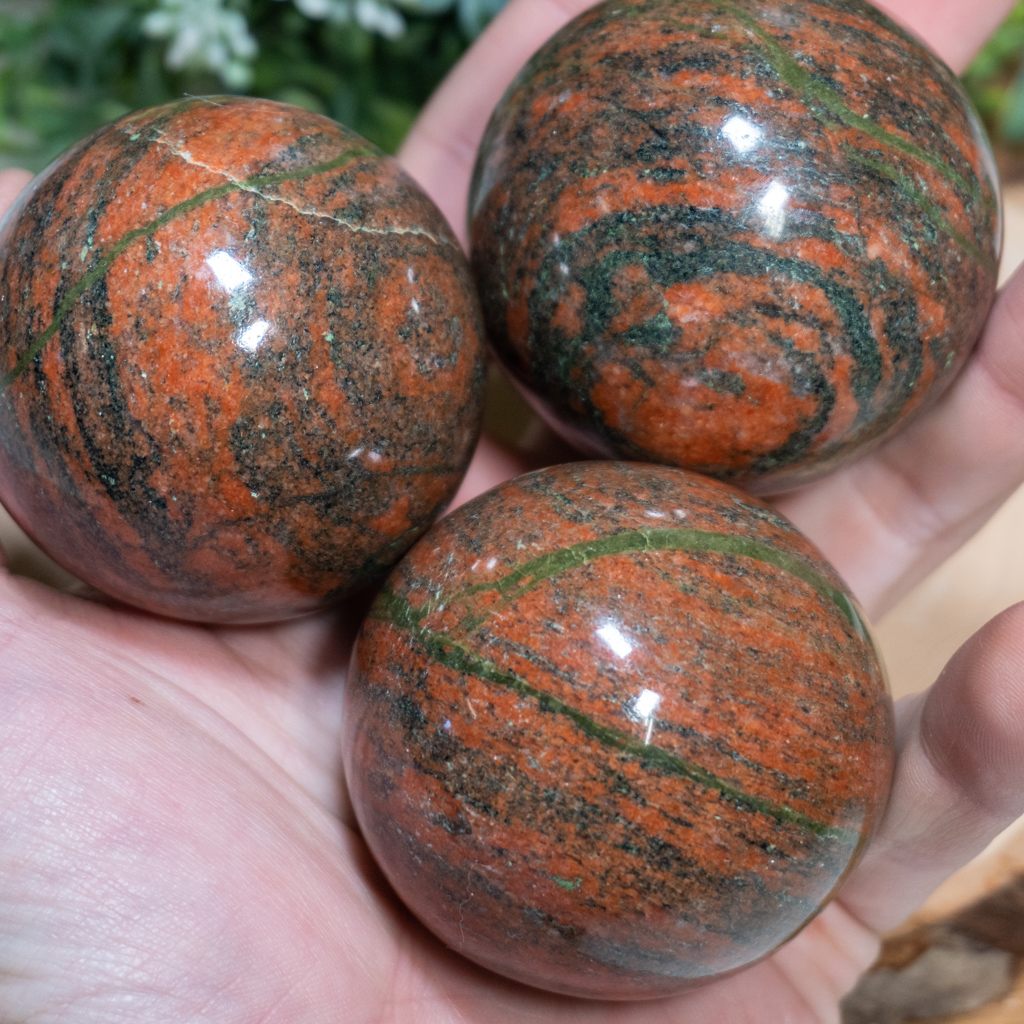 Unakite Sphere - The Crystal Council