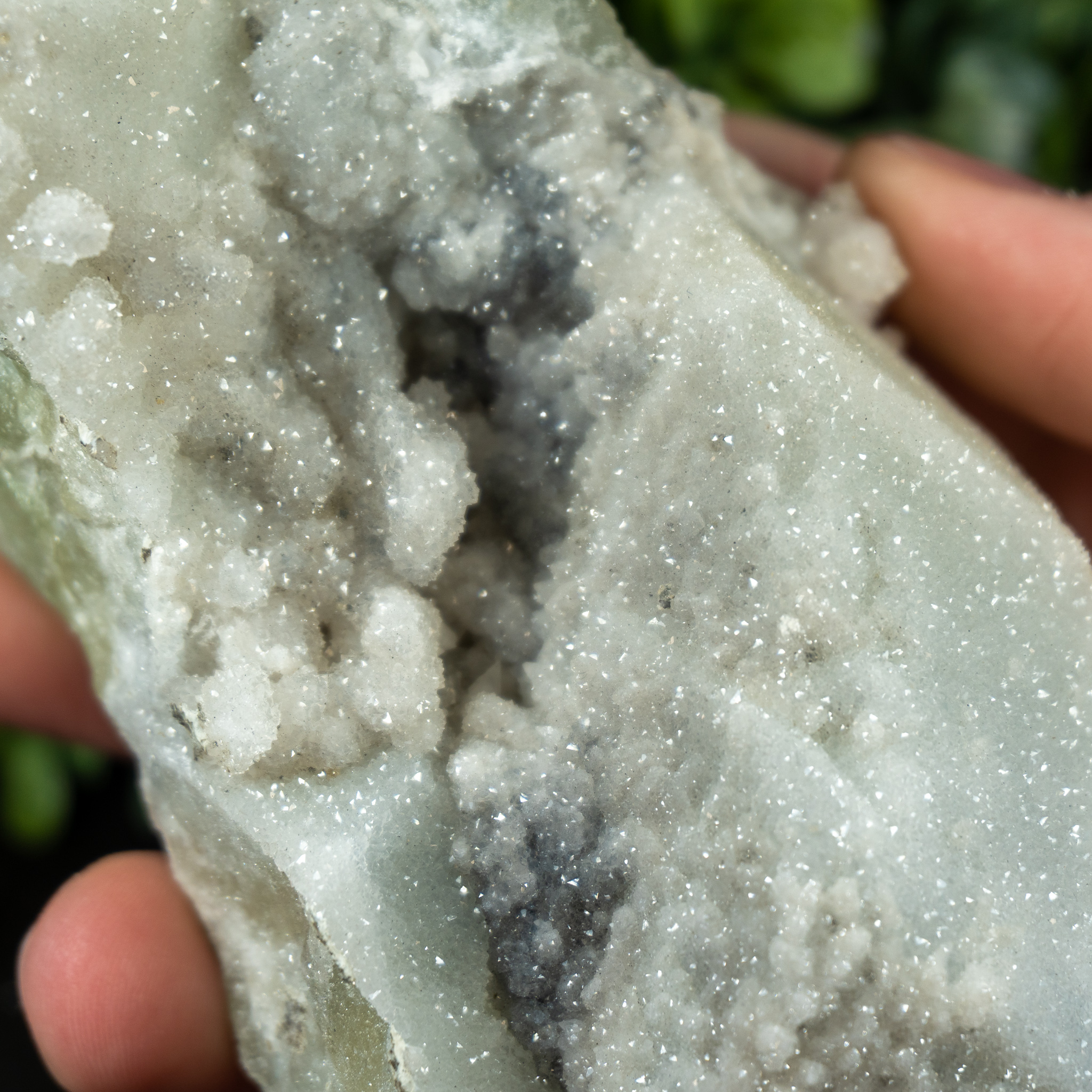 Datolite with druzy Quartz#5 - The Crystal Council
