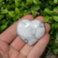 Howlite Heart - The Crystal Council