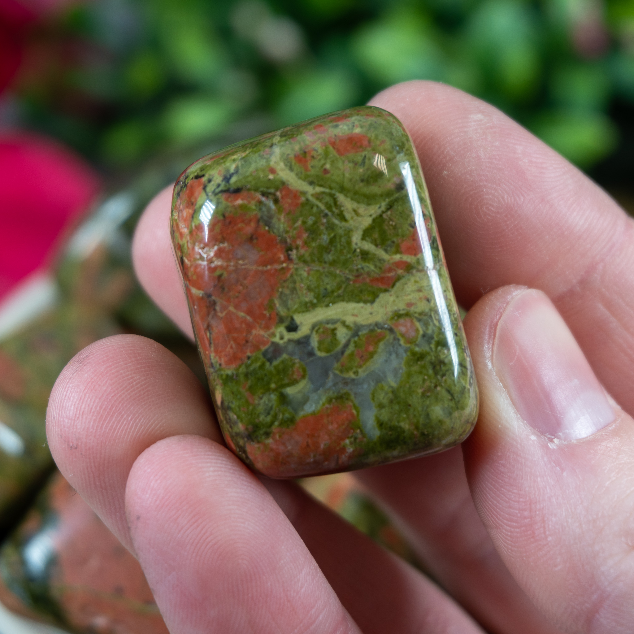 Tumbled Unakite - The Crystal Council