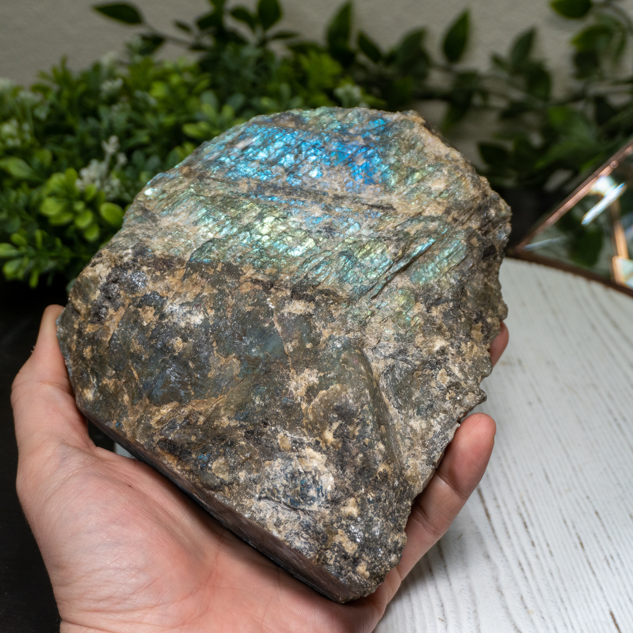 Labradorite Half Polished #1 - The Crystal Council