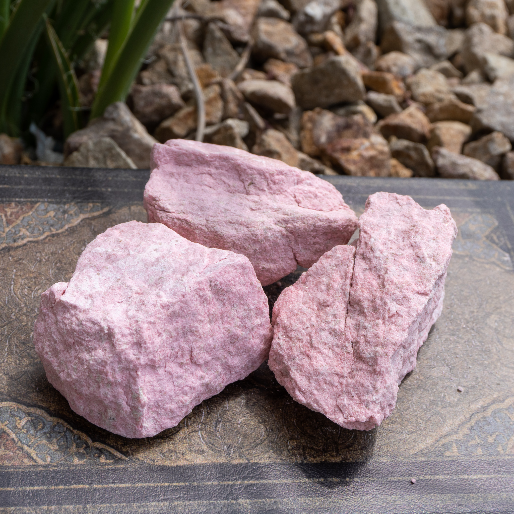 Medium Raw Thulite - The Crystal Council