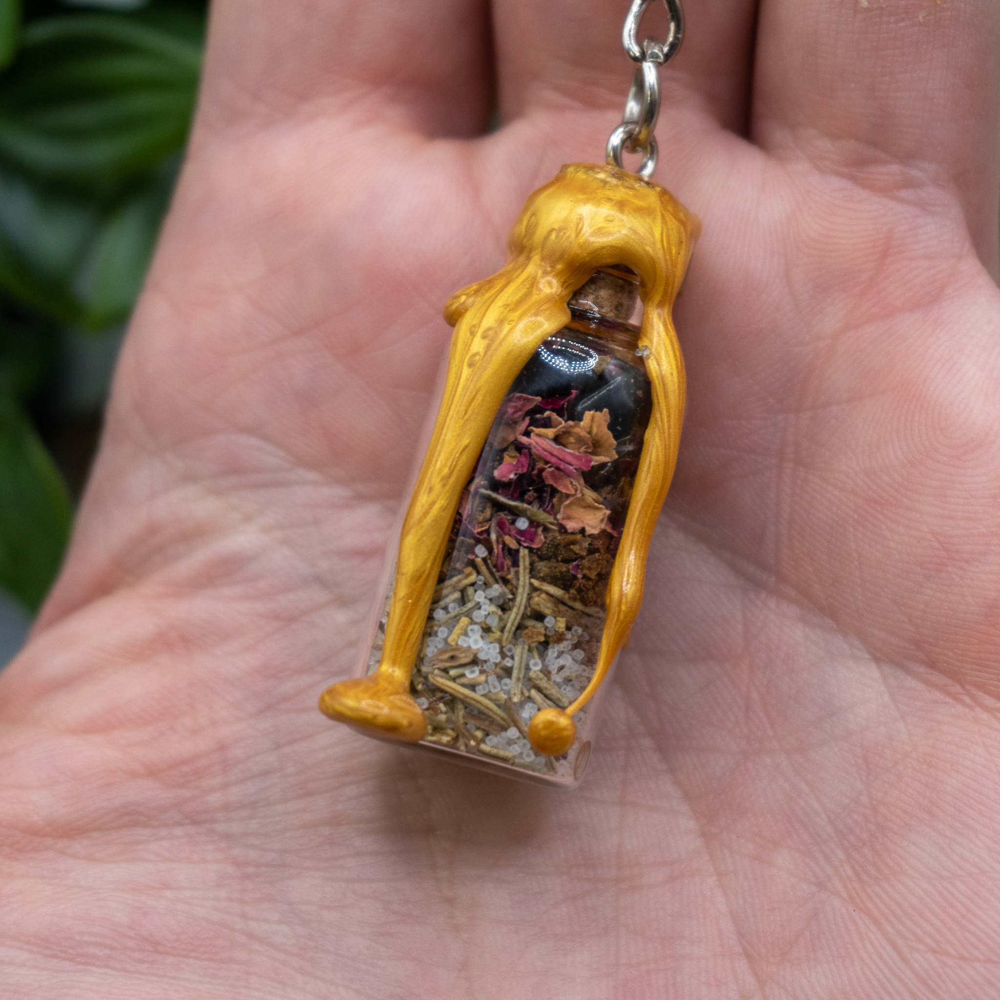 Protection Jar Keychain - The Crystal Council