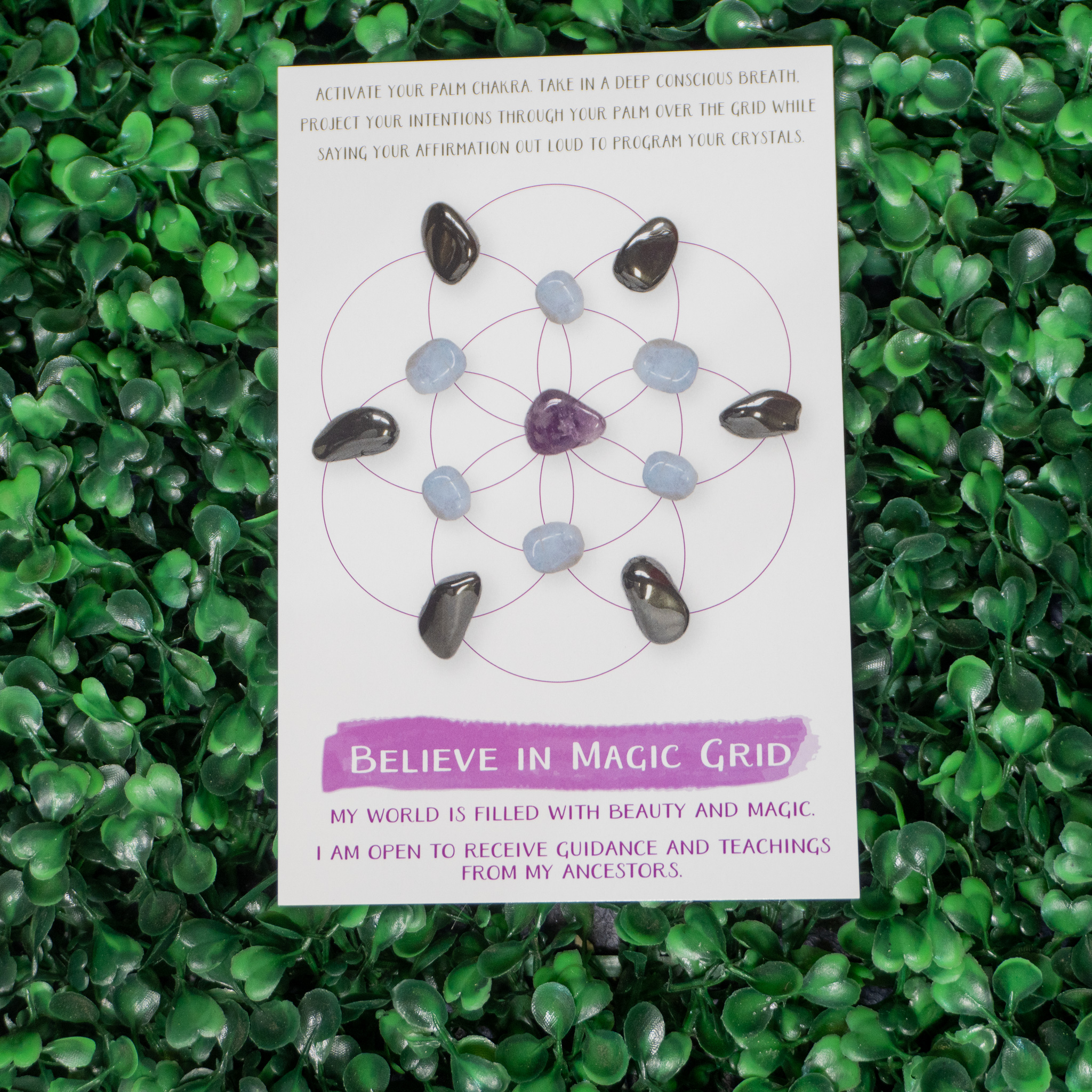 Believe in Magic Grid Card - The Crystal Council