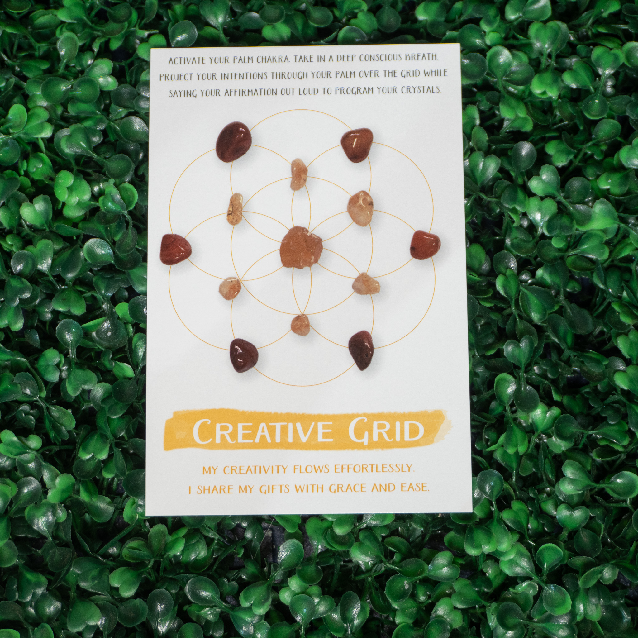Creative Grid Card - The Crystal Council