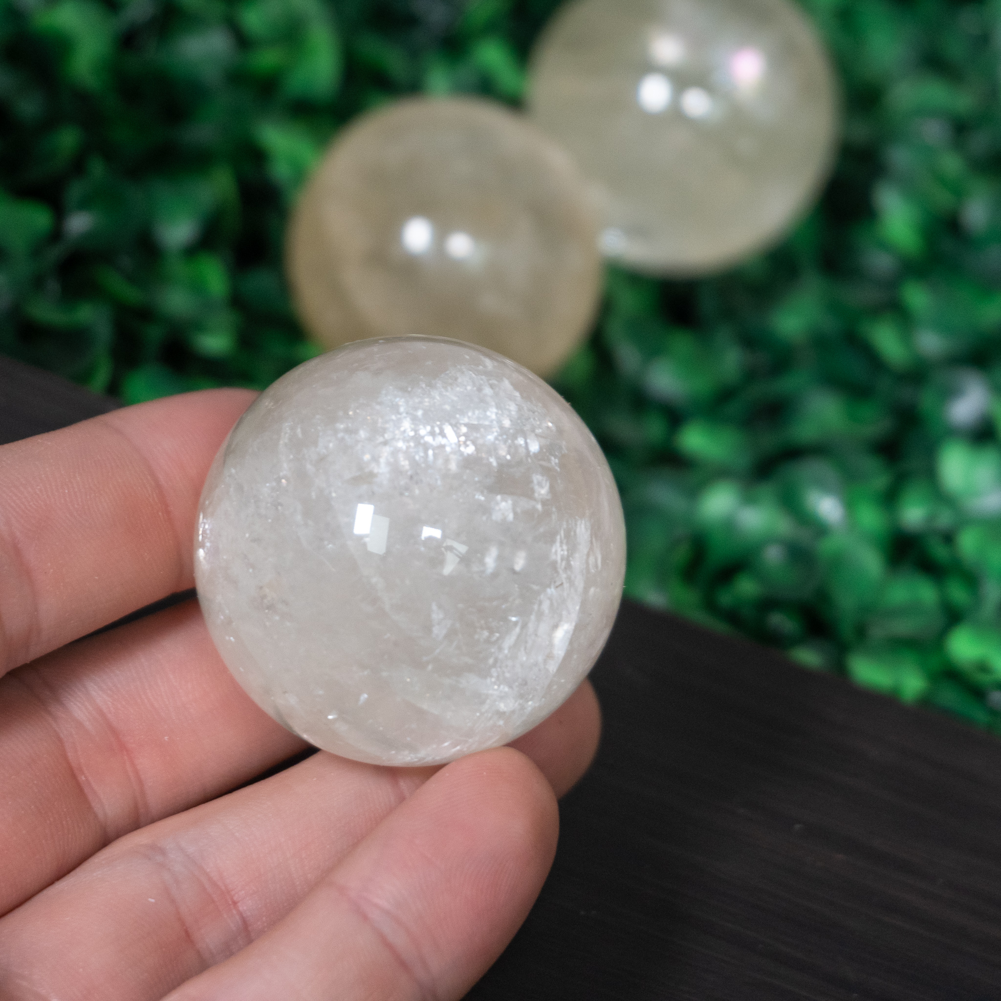 Optical Calcite Sphere - The Crystal Council